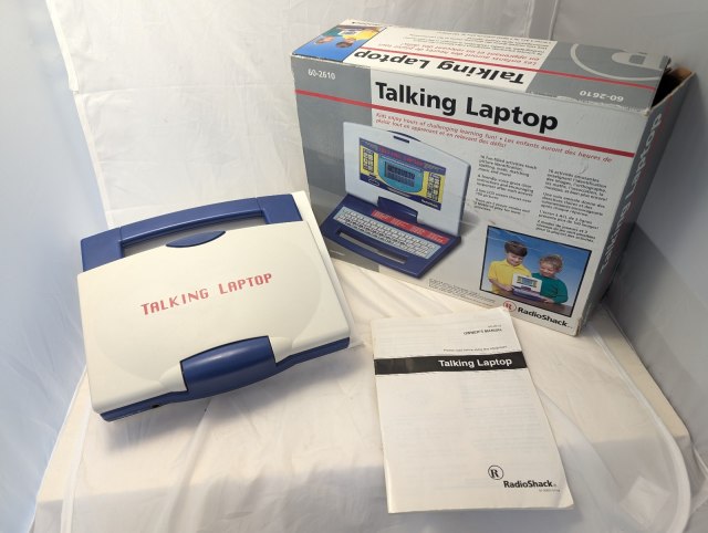 Vintage Radio Shack Talking Laptop 16 Activities - Other Computers ...