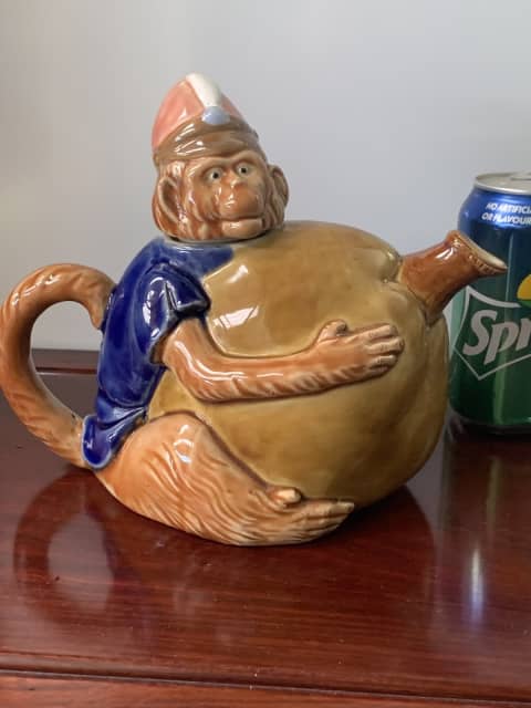 A Chinese Handmade Glazed Pottery Monkey Teapot | Other Antiques, Art ...