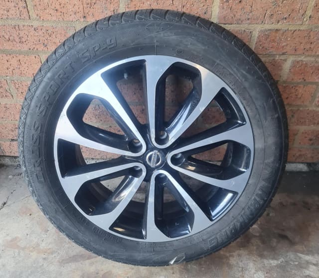 2014 NISSAN DUALIS J10 WAGON 18 INCH WHEEL ALLOY WHEEL WITH TYRE ...