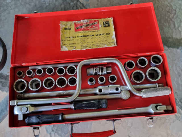 Siddons/Sidchrome 27 Piece Combination Socket Set Whit/AF Cat SWS 626 ...