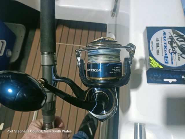 daiwa saltiga 10000, demon blood rod as good as NEW - Fishing in ...