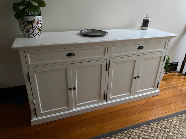 WHITE HAMPTONS-STYLE BUFFET - excellent condition - $500 - Buffets ...