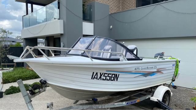 2002 Quintrex coast runner 475 | Motorboats & Powerboats | Gumtree ...