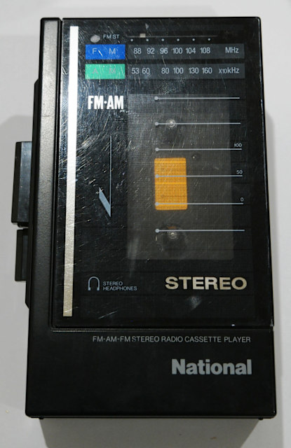 *WORKING/RARE* National RX-1924 AM-FM Stereo Radio Cassette Walkman ...