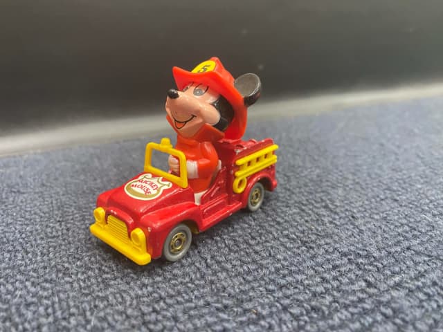 Vintage Tomy Walt Disney Mickey Mouse Fire Truck Toy | Collectables ...