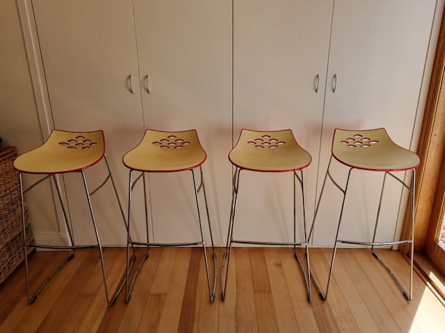Four barstools seeking a second life in a new home - Stools & Bar ...