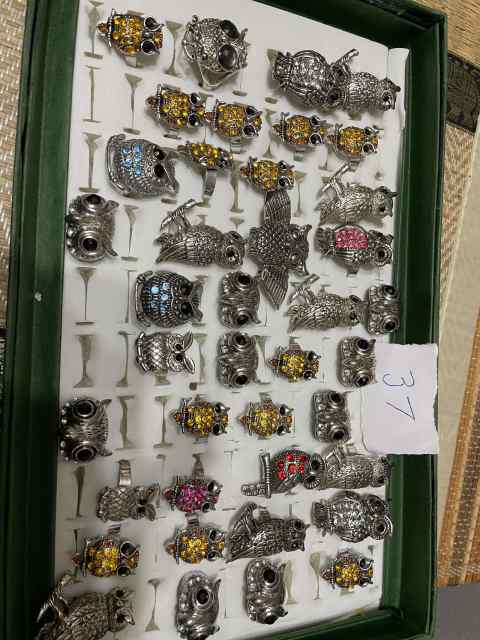 bulk lot of 40 lovely owl rings - Unisex Jewellery in South Penrith NSW ...