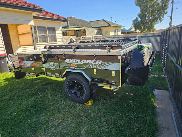 2023 MDC EXPLORER FF 15YR CAMPER TRAILER, BLACK | Camper Trailers ...