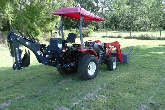 Tractor YANMAR EF235 35 hp 4WD with loader & Backhoe | Farming Vehicles ...