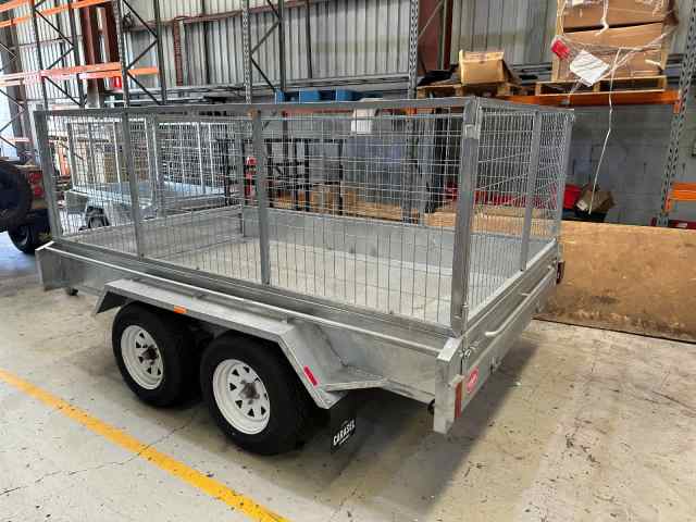 Brand New Galvanised 7x4 Box Trailers with Cage | Trailers | Gumtree ...