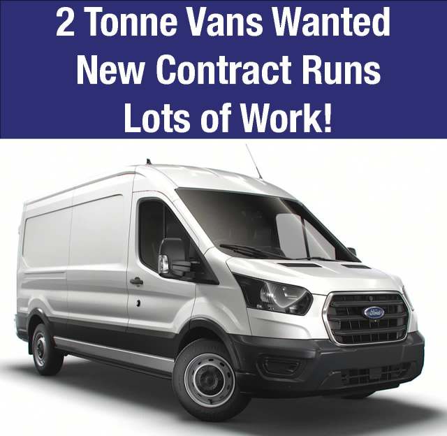 2 Tonne Vans Wanted - Contract Runs Available $$$ | Courier, Driver ...