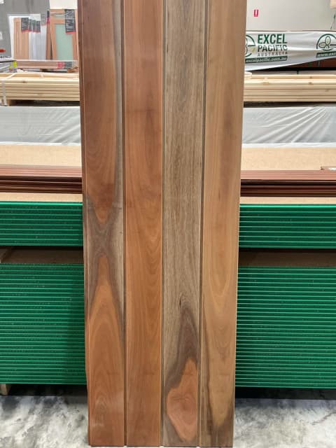 133x14 & 122x19mm Spotted Gum Shiplap Cladding. Price per meter ...