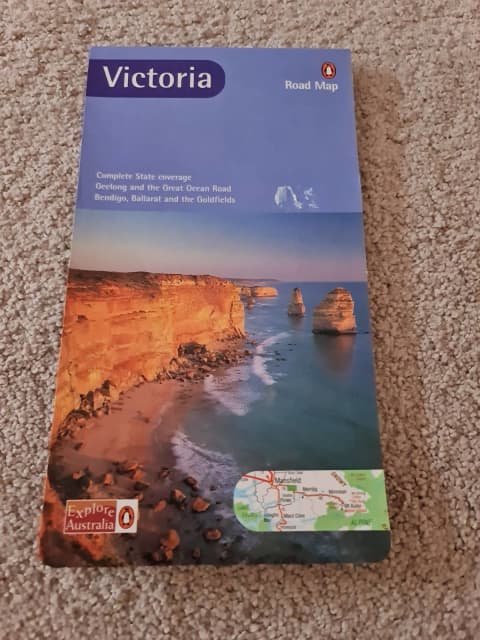 Victoria road map 2000 fold out unfold | Collectables | Gumtree ...