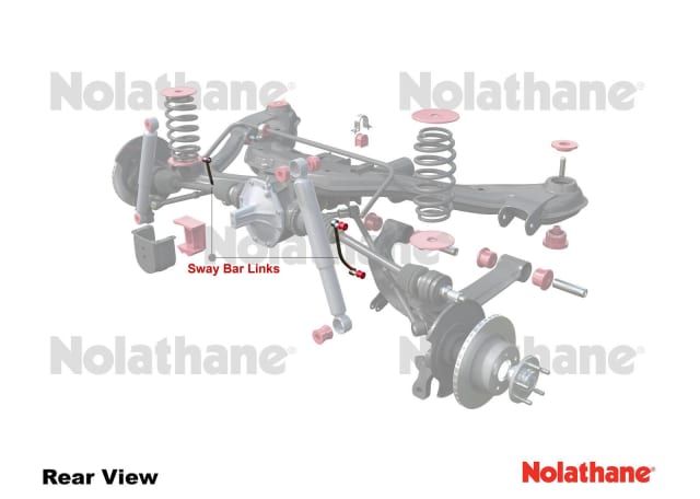 X-2 Rear Axle Sway Bar Link Assembly FOR HOLDEN COMMODORE VT VX VY VZ ...