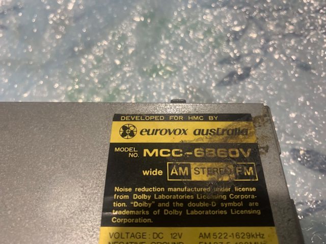 commodore holden vn ss calais group a eurovox radio | Audio, GPS & Car ...