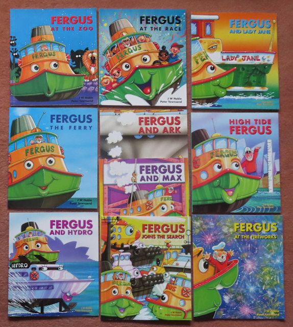 Fergus the Sydney harbour ferry, 10 books zoo, race, etc JW Noble | Children's Books | Gumtree ...