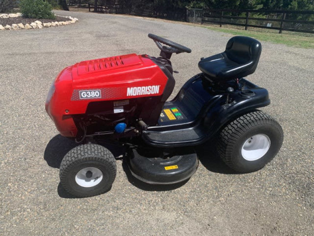 Morrison G380 Ride On Mower Immaculate super low hours - Other Home ...