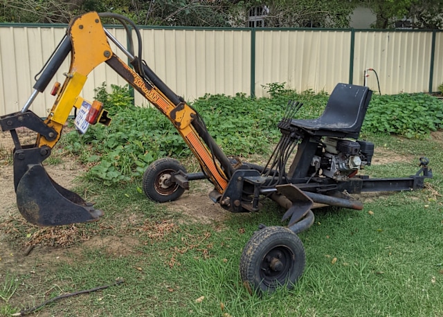 Towable Digger Backhoe Mini Excavator | Trailers | Gumtree Australia ...