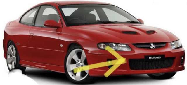 NEW (NOS) Genuine GM VZ Monaro CV8 Front Bumper Lower Grill Grille ...