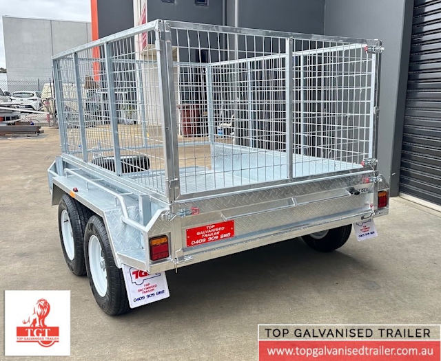 8x5 Tandem Trailer Hot Dip Galvanised Rocker Roller Springs 2t ATM ...