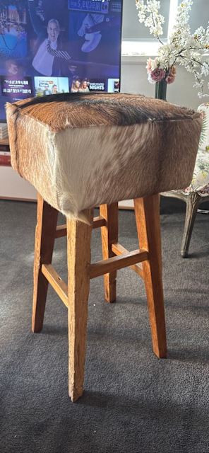 Two Cow-hide Bar Stools - Stools & Bar stools in Kirribilli NSW ...