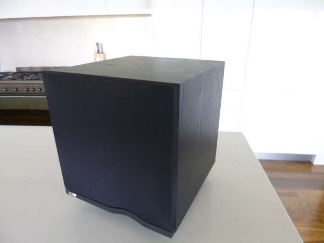 B&W Bowers & Wilkins ASW500 10 inch Active Subwoofer Black Ash ...