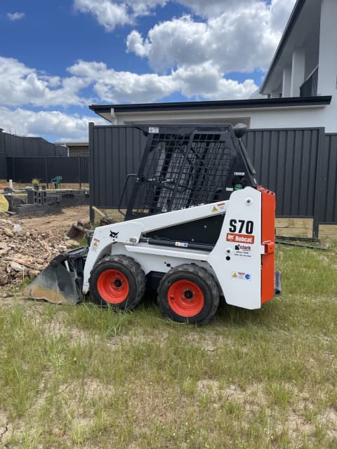 Mini bobcat and excavator with operator only hire | Landscaping ...