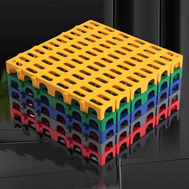 Garage Interlocking Floor Tiles - Heavy Duty, Drainage Design - DIY In ...