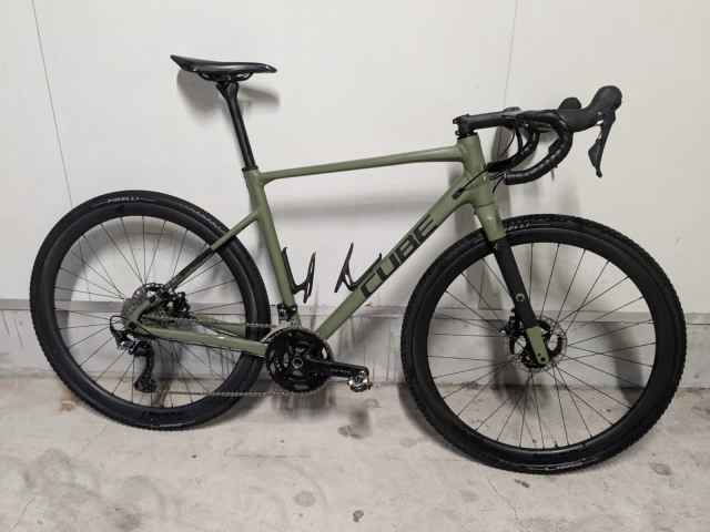 Cube Nuroad Race Gravel Bike Olive - M/56cm - Men's Bicycles in Mount ...