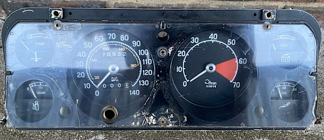 Ford GT V6 Capri. Dash cluster / Gauges Mark 1 | Auto Body parts ...