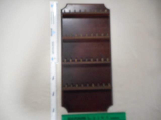 Thimble rack display hanging for 36 thimbles timber Australian Made ...