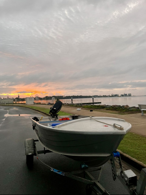 Quintrex Dart 375 2008 with 15HP Mercury and Oceanic Trailer | Tinnies ...