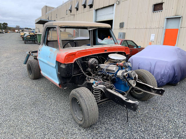 1967 FORD F100 BUMPSIDE TRUCK | Truck Parts | Gumtree Australia Orange ...