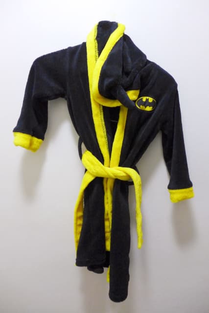 Batman Robe for a Child Superman/Supergirl with cute Hood (Size 5 ...