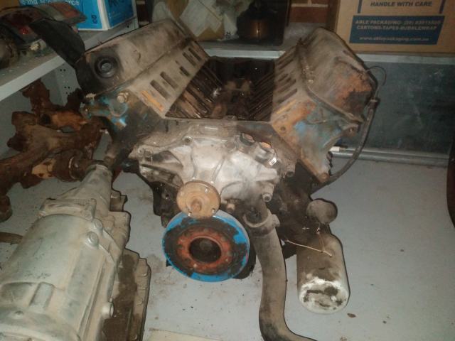 Holden 308 V8 engine out of VH SLE | Engine, Engine Parts ...