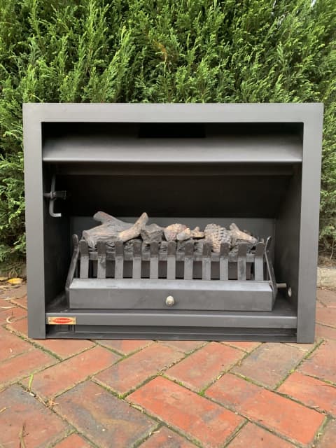 700 Jetmaster Jet master Gas Log fireplace With Fan Heater fire place ...