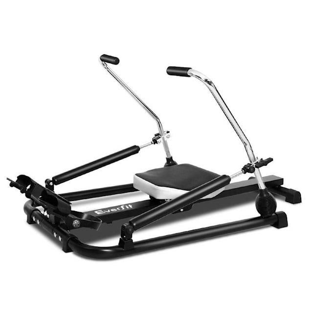 Rowing Machine Hydraulic Resistance Fitness Gym Cardio Exercise Rower ...