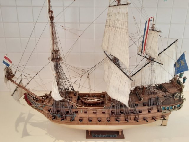 MODEL WARSHIP-THE FRIESLAND (1663) -80 GUNS. 1:75 SCALE - Collectables ...