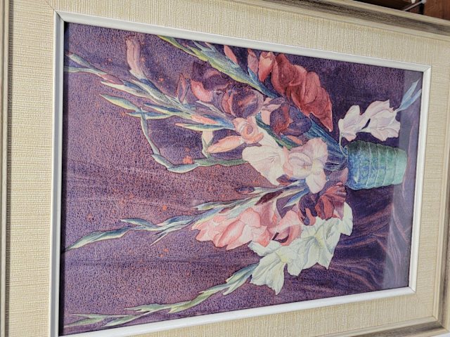 Arthur E. Adams artist beautiful water colour painting in a nice qua ...