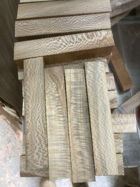 Figured London plane tree timber wood turning pen blanks - Building ...