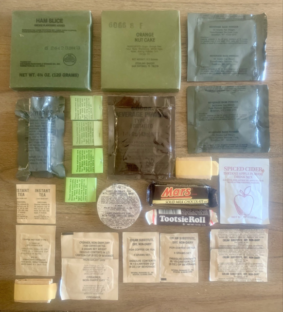 US Army MCI MRE Collectable Ration Pack Components 1980’s-1990’s ...