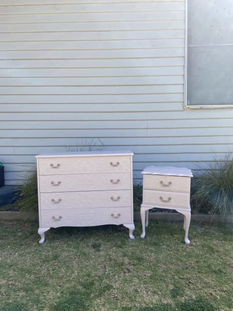 Revamped Queen Anne draws and bedside table | Dressers & Drawers ...