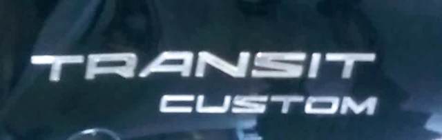 Genuine New FORD TRANSIT CUSTOM REAR DOOR BADGE. Fantastic condition ...