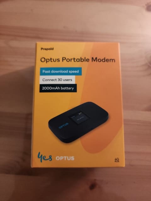 Optus Portable Modem (Model: MF971LS) Mobile WiFi (Brand New) - Modems ...