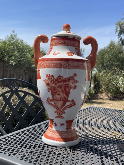 Chinese Export Porcelain Pistol Handled Urn Early 19th C | Antiques ...