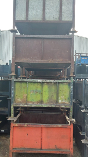 Heavy Duty Stackable Stillage Box (Assorted Colours - Steel) - Tool ...