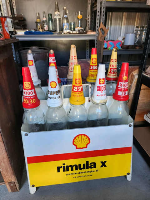 Enamel Signs, Old Bottles, Old Tins, Deceased Estate, Petrol Bowser
