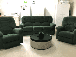 LOUNGE SOFA JASON LAZ BOY ( LA-Z BOY ) 3 PIECE 2 x RECLINER + 3 SEATER ...