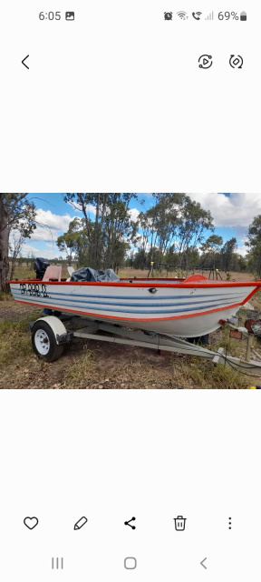 4mtr tinny | Tinnies & Dinghies | Gumtree Australia Dalby Area - Dalby ...