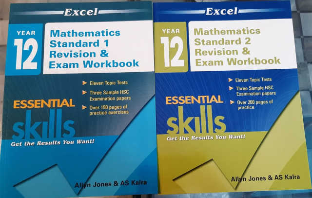 Excel HSC Mathematics Standard 1 & 2 Revision & Exam Workbook Year 12 ...